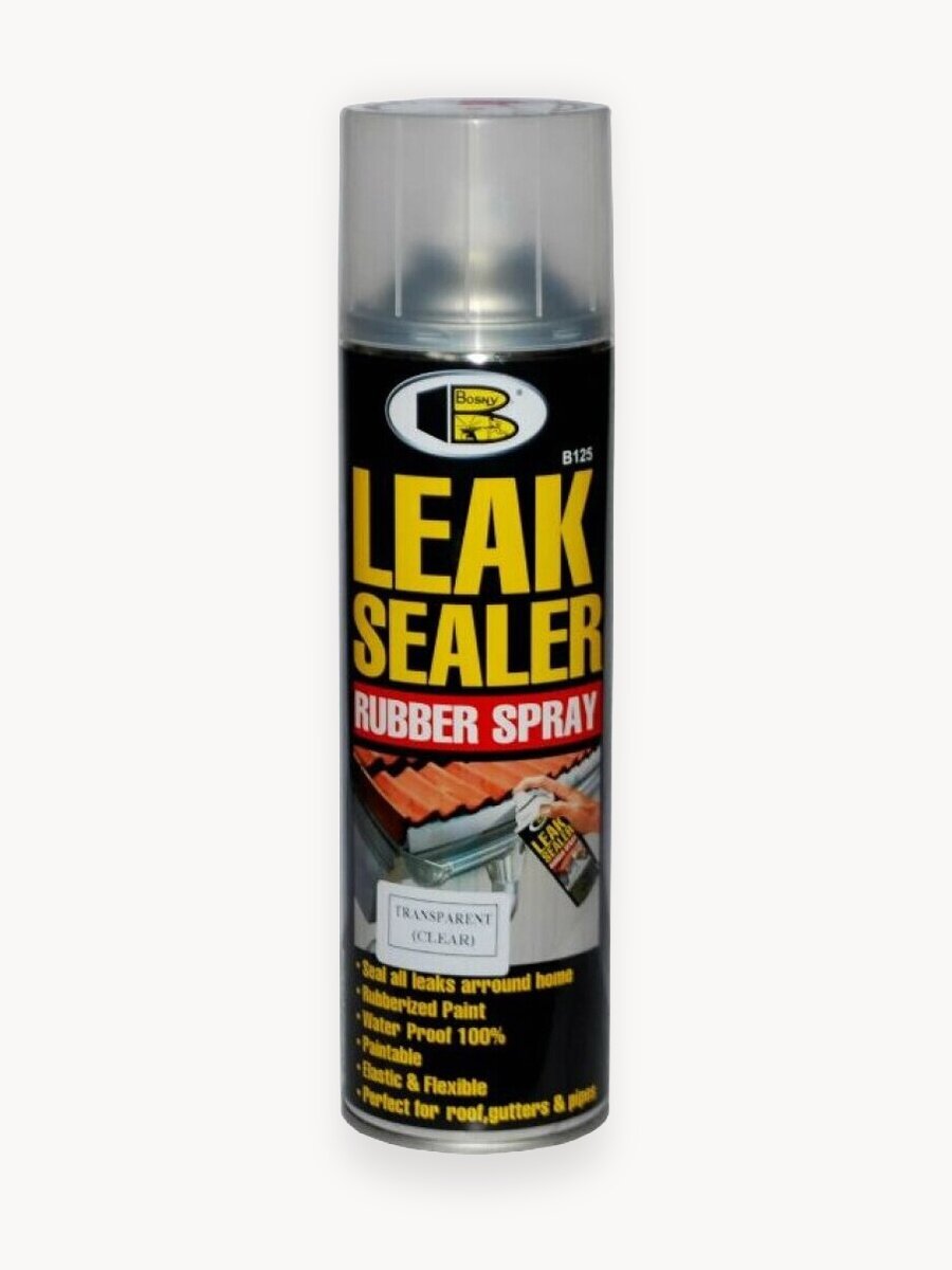 Bosny Гидроизолирующая мастика Leak Sealer прозр. 600Мл B125