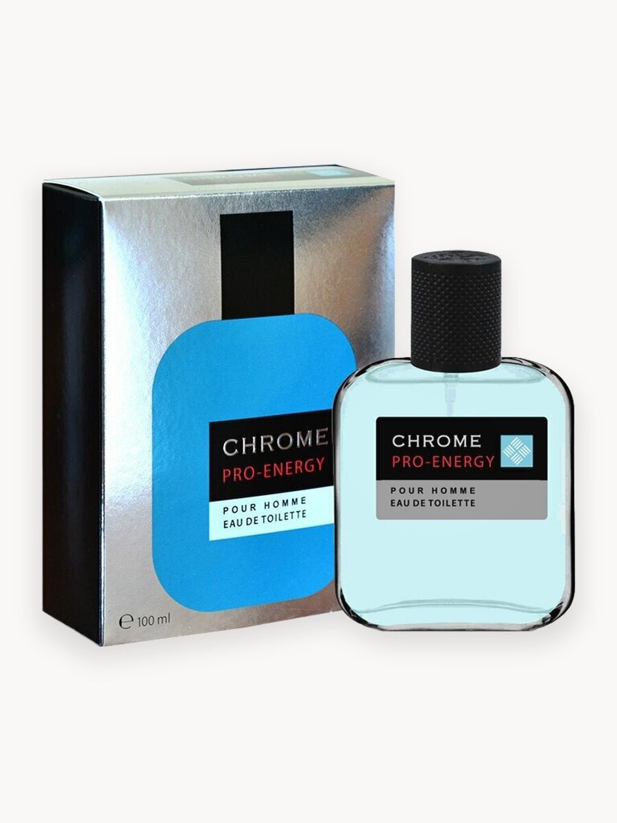 Туалетная вода мужская Red Label Pro-Energy Chrome 100 мл, цитрусово-фужерный, бергамот лимон, парфюм мужской