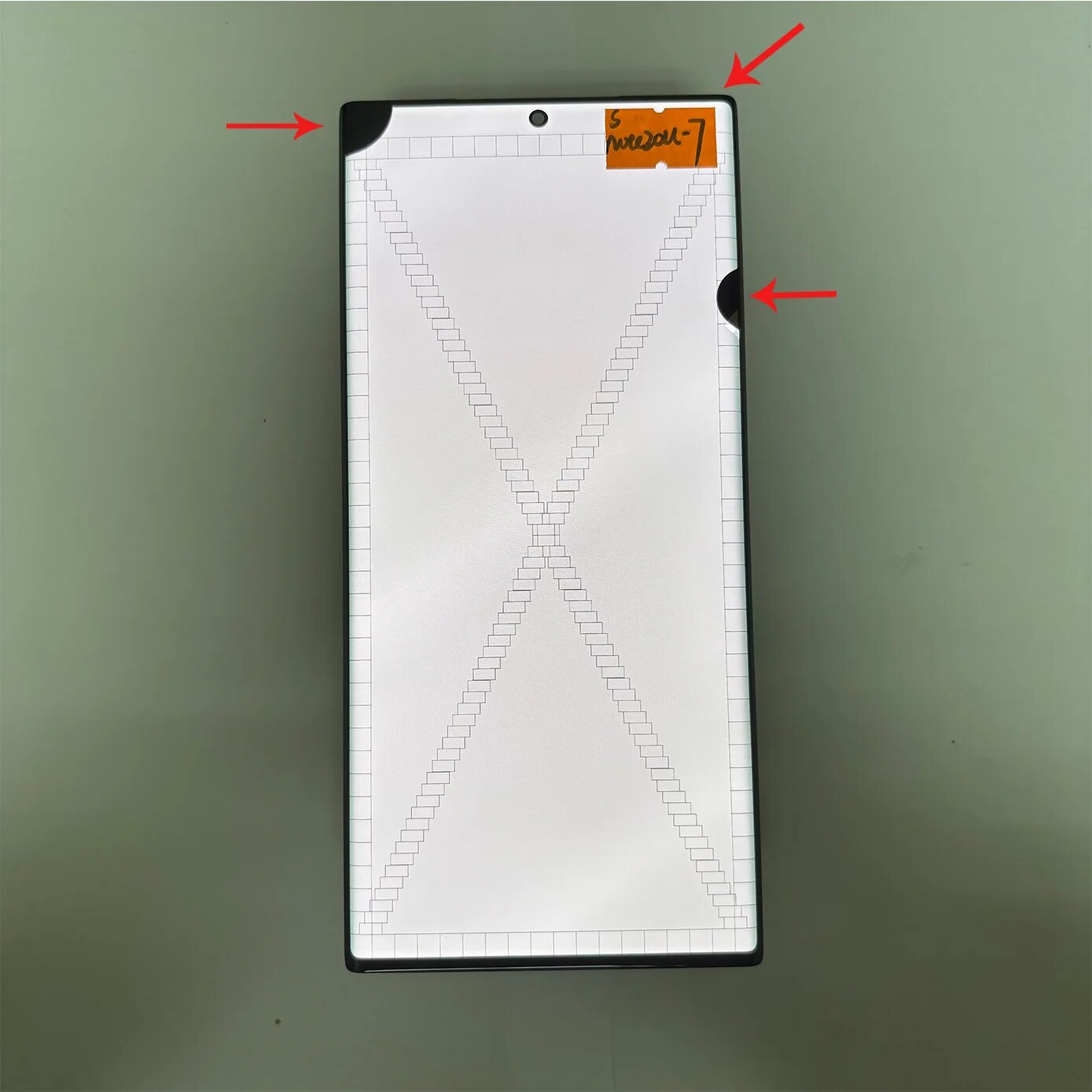 AMOLED-дисплей Для Samsung Note20 Ultra N986F N985B — Замена Сломанного Белый, Note 20 Ultra-S-7