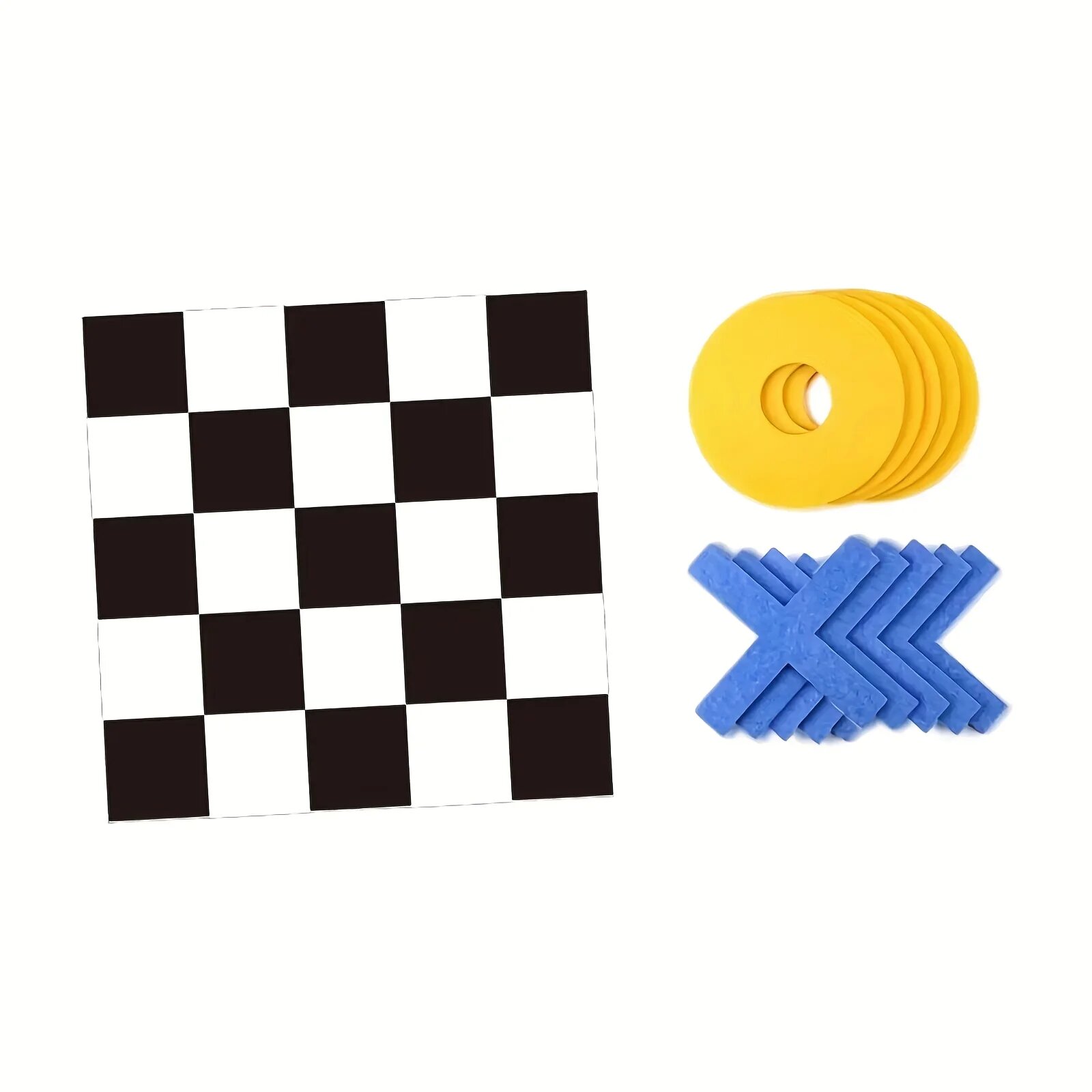 Интерактивная настольная игра OURFETE XO Шахматы и карты Black