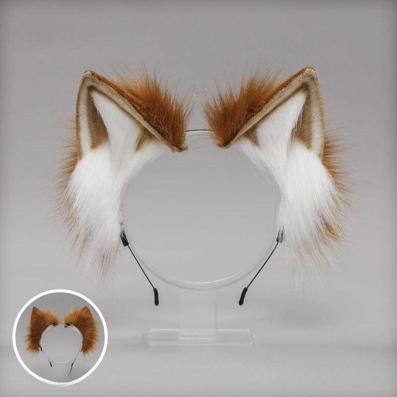 Ободок аниме косплей Ушки лисы уши лисьи