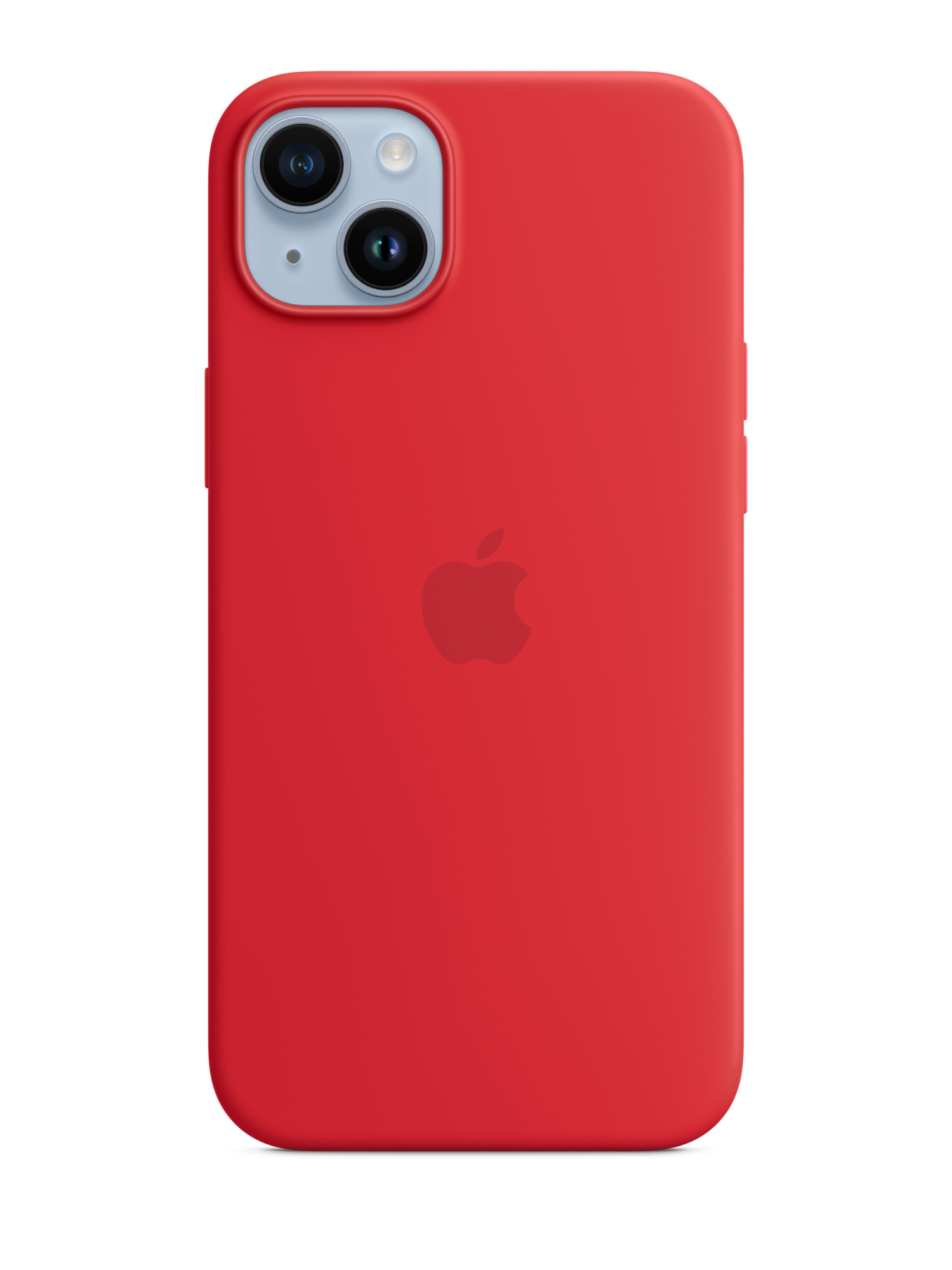 Оригинальный силиконовый чехол Apple для iPhone 14 Silicone Case MagSafe (красный)