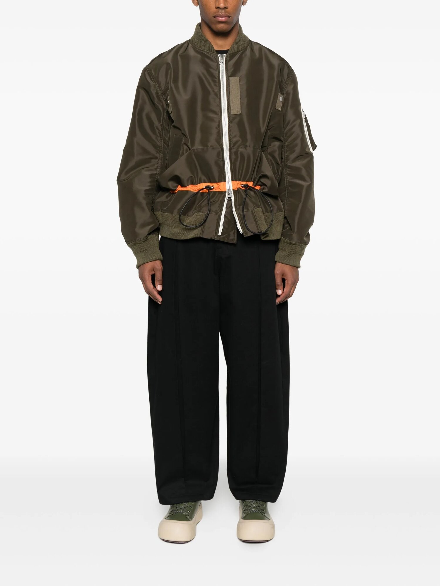 Куртка Sacai, размер 52, green — фото 1