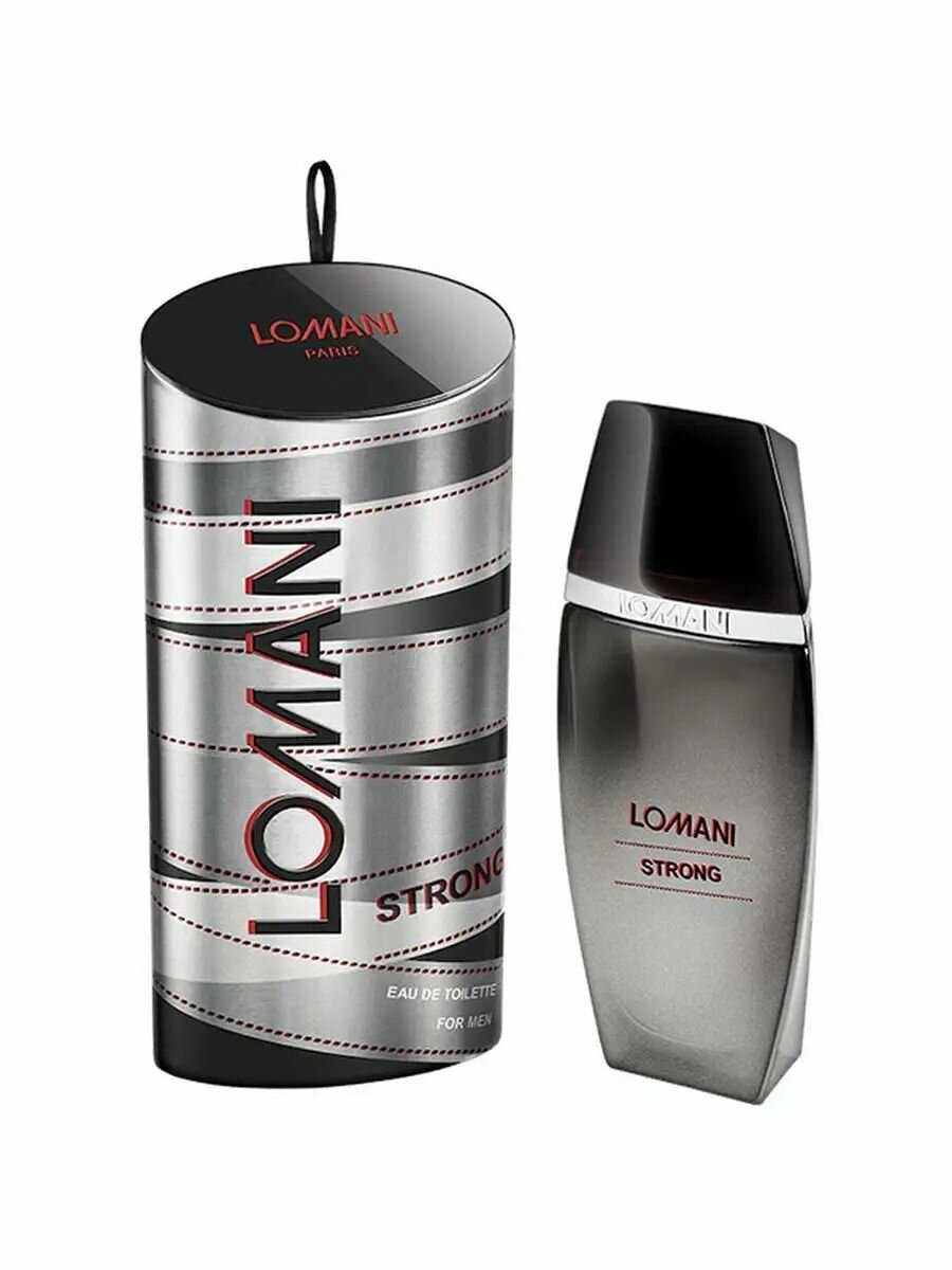 LOMANI STRONG men туалетная вода мужская 100 ml / духи мужские Ломани Стронг парфюм франция