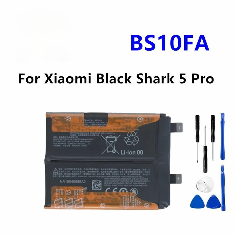 Оригинальный аккумулятор BS01FA BS08FA BS06FA BS05FA BS10FA для Xiaomi Black 5 5RS 5Pro 4 4Pro 3 3S 3Pro Shark 1