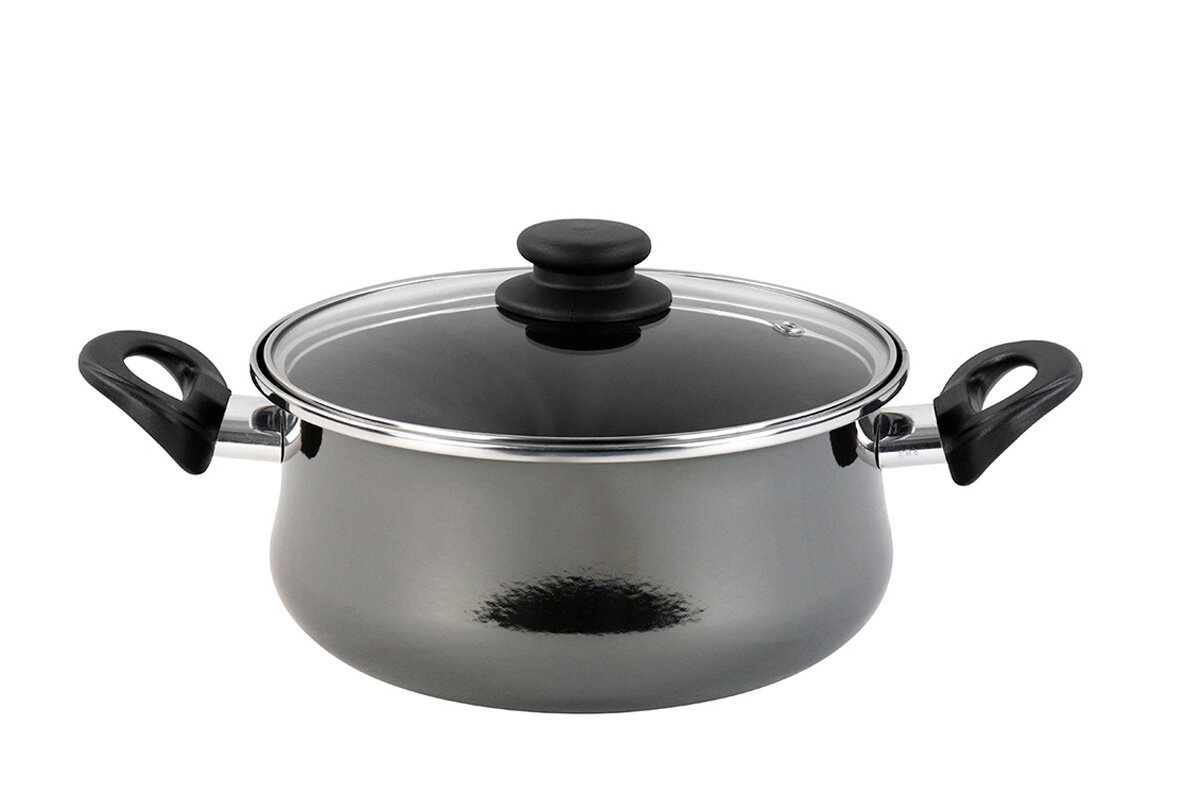 Кастрюля низкая с крышкой Vitrinor Authentique Crystal 26(02102679)