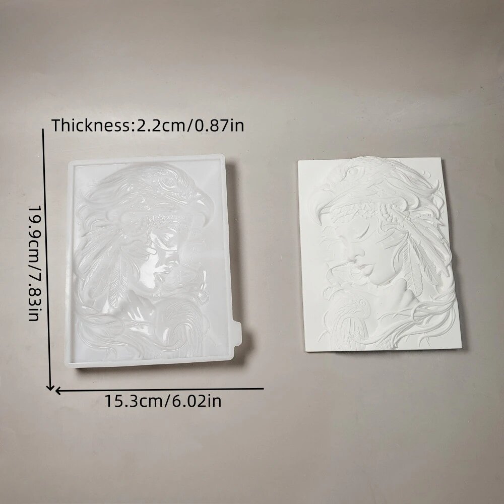 Силиконовые формы для гипсовой скульптуры "Орел Девушка"