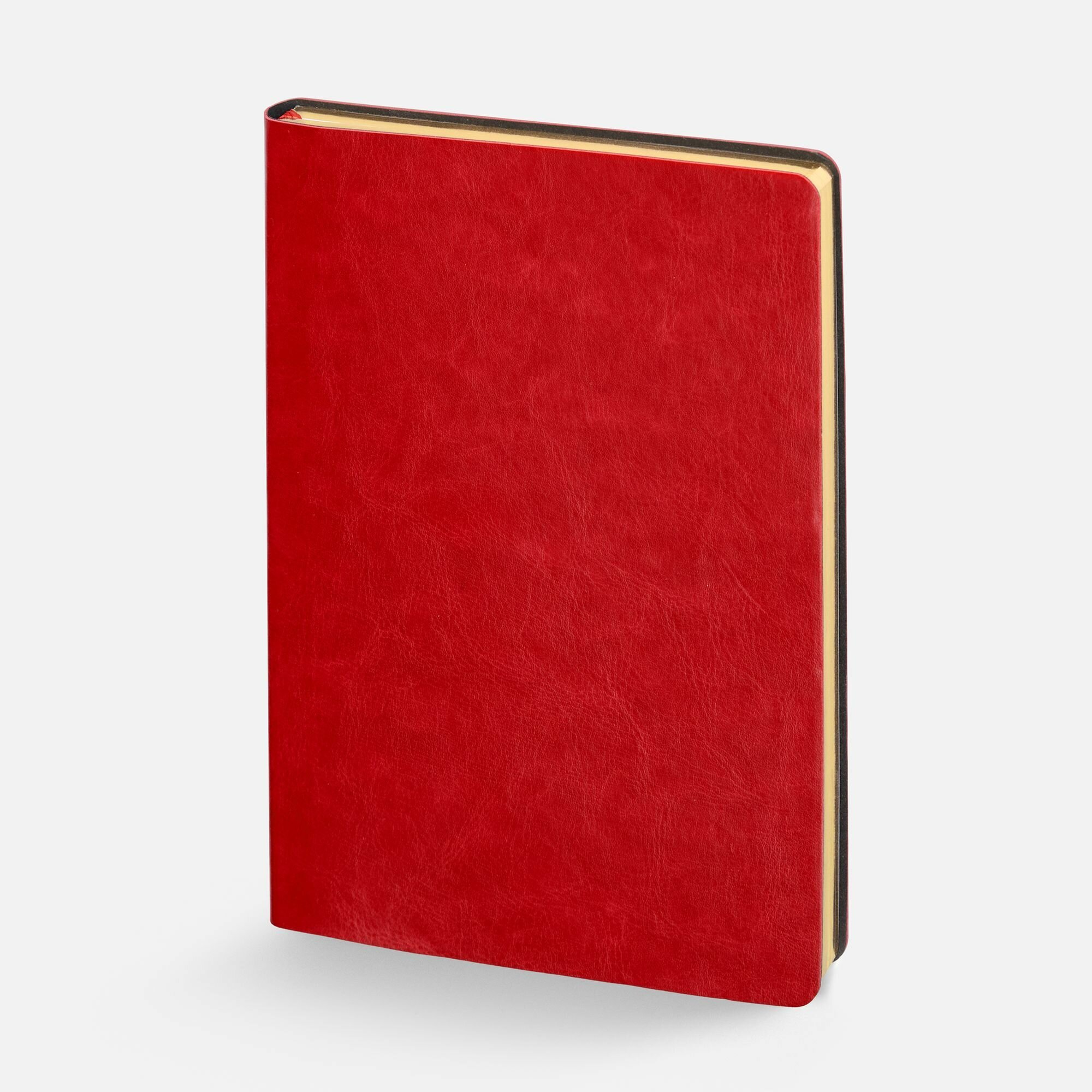 Ежедневник недатированный А5 планер школьный, гибкая обложка, Контекст, Nebraska Flex, белый с золотым