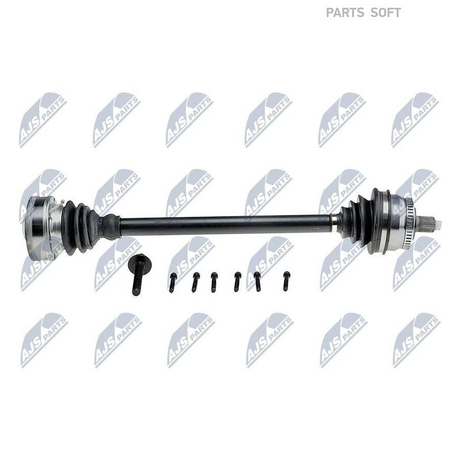 Полуось VW PASSAT SYNCRO/4MOTION 96-05 /TYLNA, L/P/ от официального дистрибьютора, NTY, артикул NPWVW091
