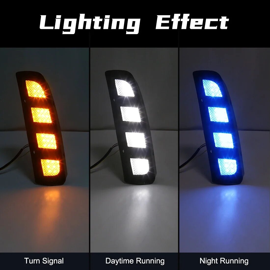 Дневные ходовые огни 3 цветов для Honda Civic Тип R 2018 2019 2020 2021 10 поколения