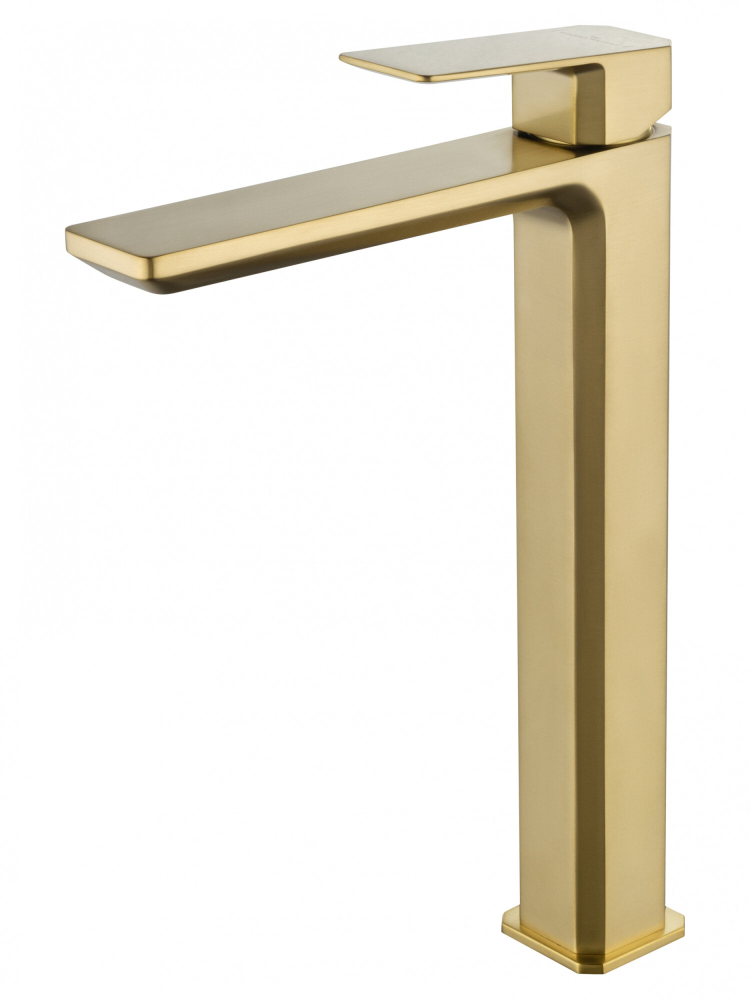 Смеситель для раковины высокий WONZON & WOGHAND DIAMOND, брашированное золото WW-88239011- BG