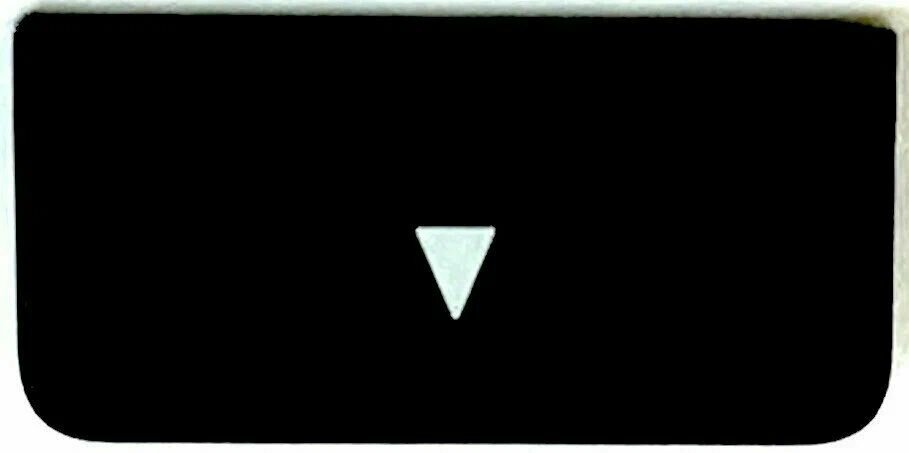 Клавиша стрелка "Вниз" для MacBook Air 13, 15 / MacBook Pro 13, 14, 16, M1 M2 M3 M4 M5 2020-2025, UK/US, Цвет: Черный