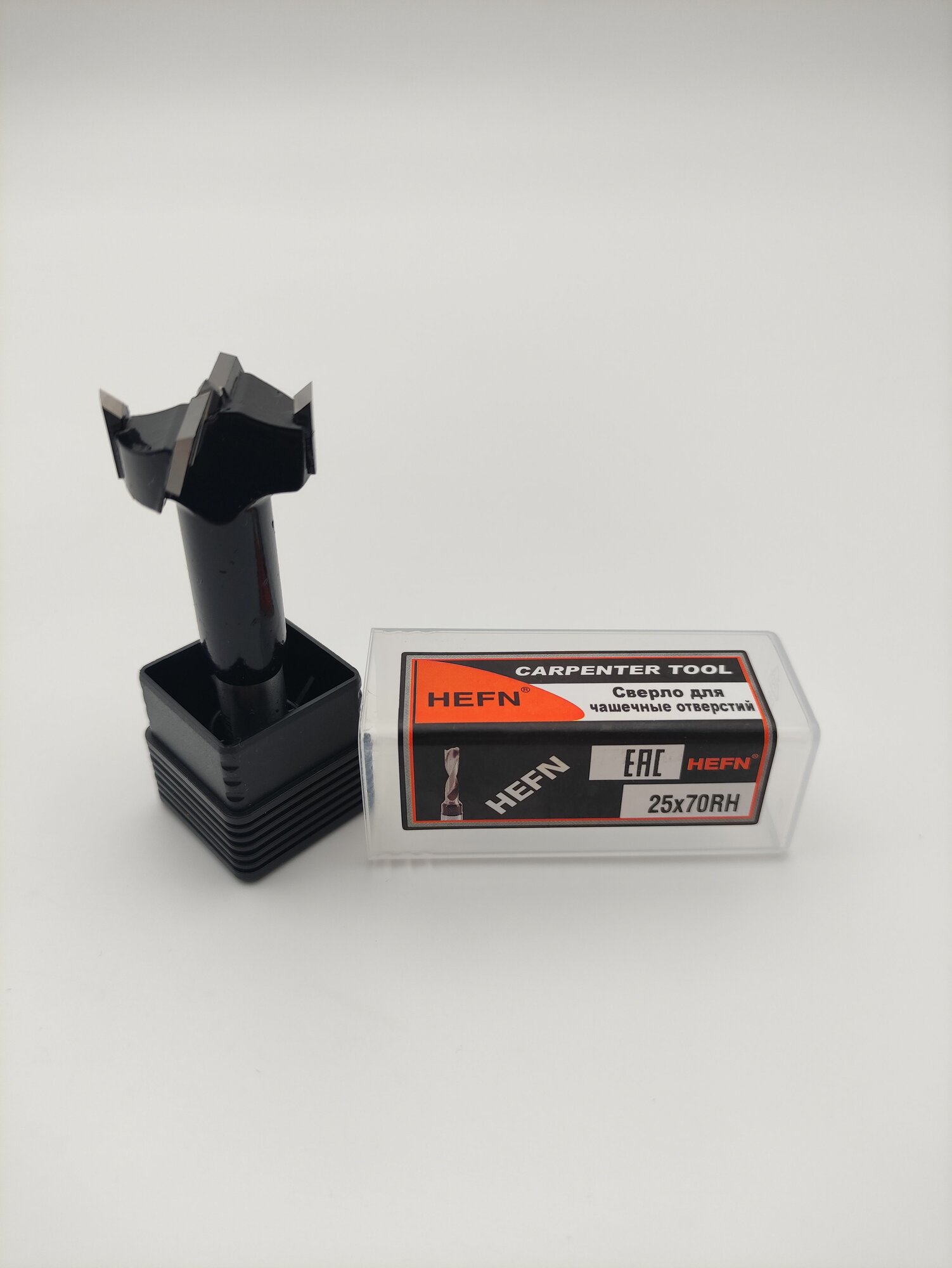 Сверло чашечное по МДФ и ЛДСП 25х70 правое для сверлильно присадочного станка HEFN