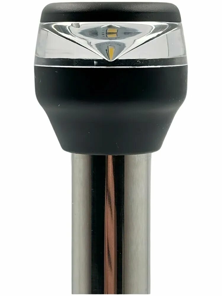 Светодиодный клотиковый огонь на стойке LM-011160.5, DC10-30V, 1W, IP65, стойка 152 мм нержавеющая сталь