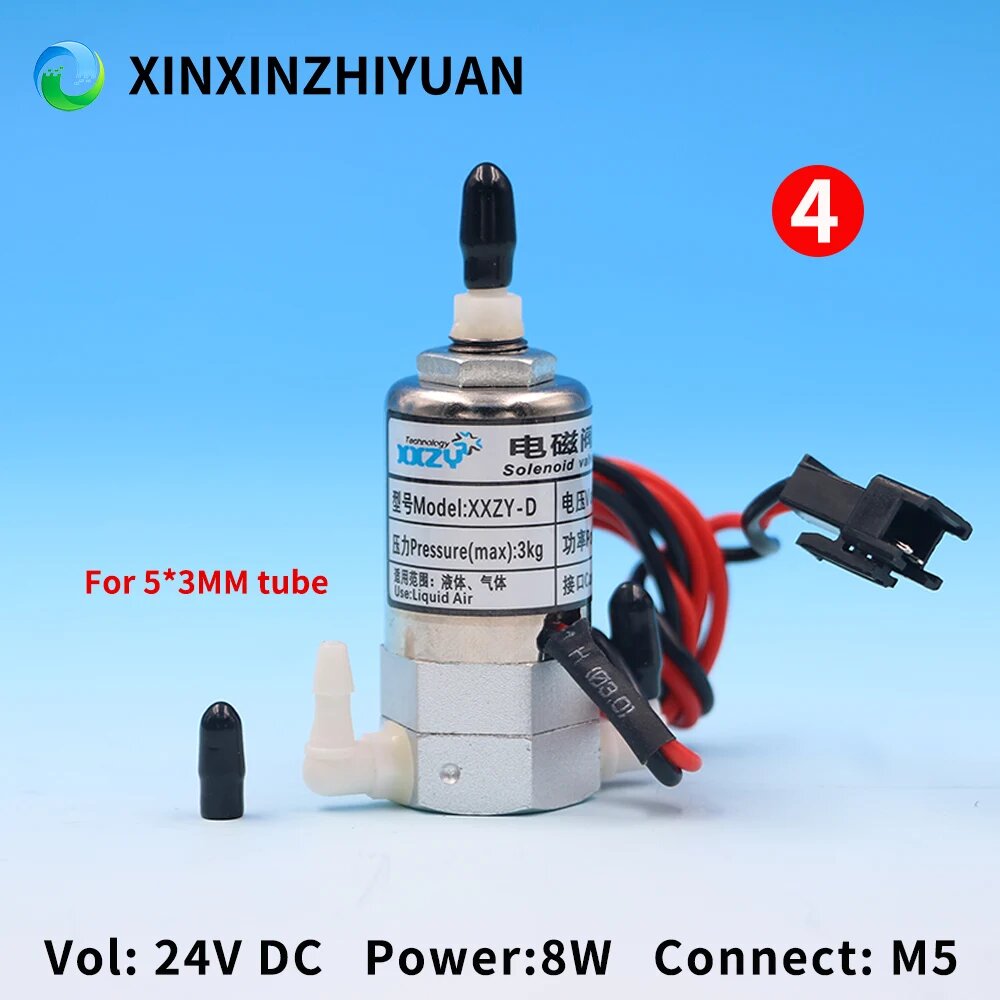Электромагнитный клапан 8 Вт 24 В для Vista Gongzheng Wit-color Infiniti JHF Solvent Printer, магнитный клапан для струйного принтера, воздушный клапан