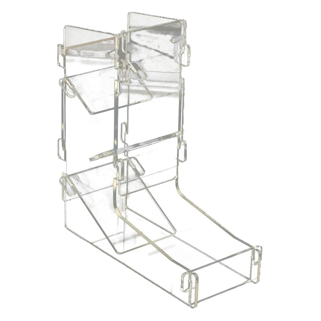 Прозрачная акриловая башня из кубиков