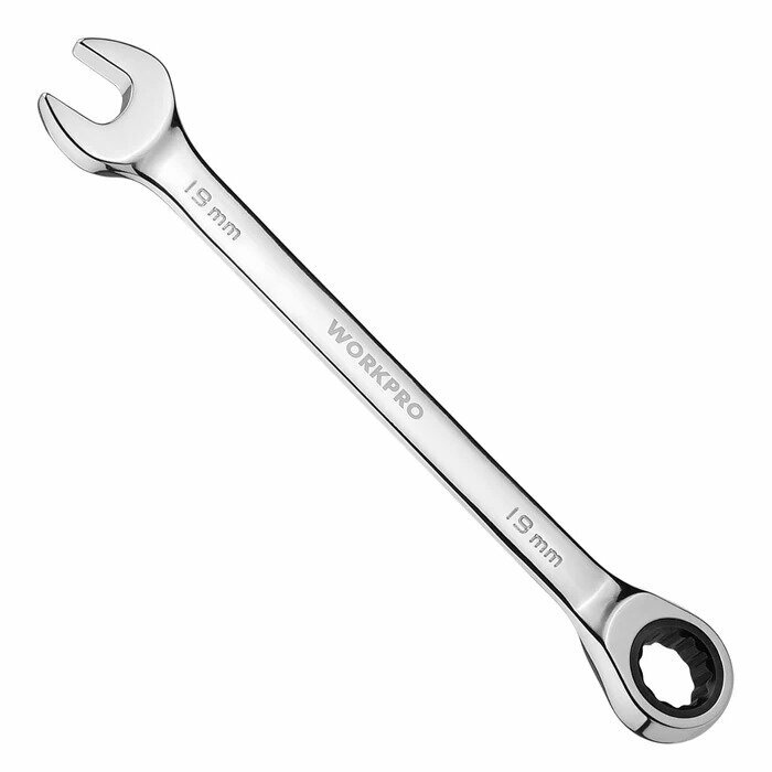 Комбинированный ключ с трещоткой 19ММ FLEXIBLE Workpro WP273174