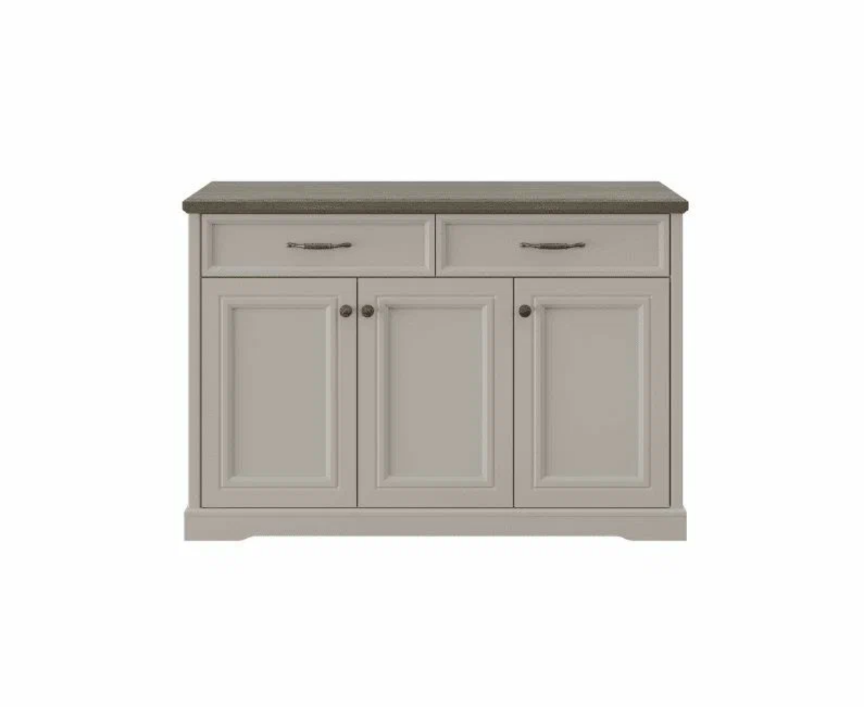 Тумба Anrex TOSCANA NEW 3D2S, 88.1 x 39.3 x 128.8 см, цвет: персидский жемчуг/каньон