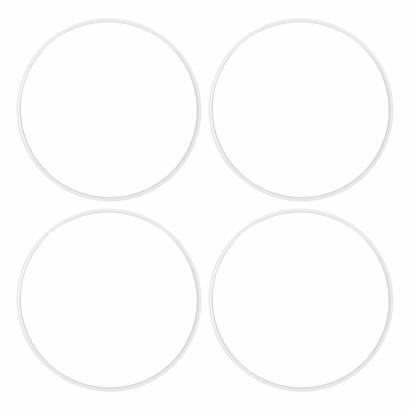 4ШТ 18" алюминиевые протекторы обода, самоклеящиеся, белые