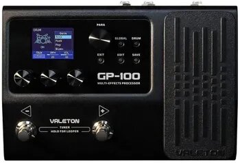 VALETON GP-100 Гитарный напольный процессор эффектов, черный