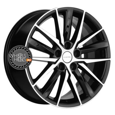 Khomen Wheels KHW1807 (Mazda CX-9) 18x8 5x114.3 et45 dia67.1 Black-FP