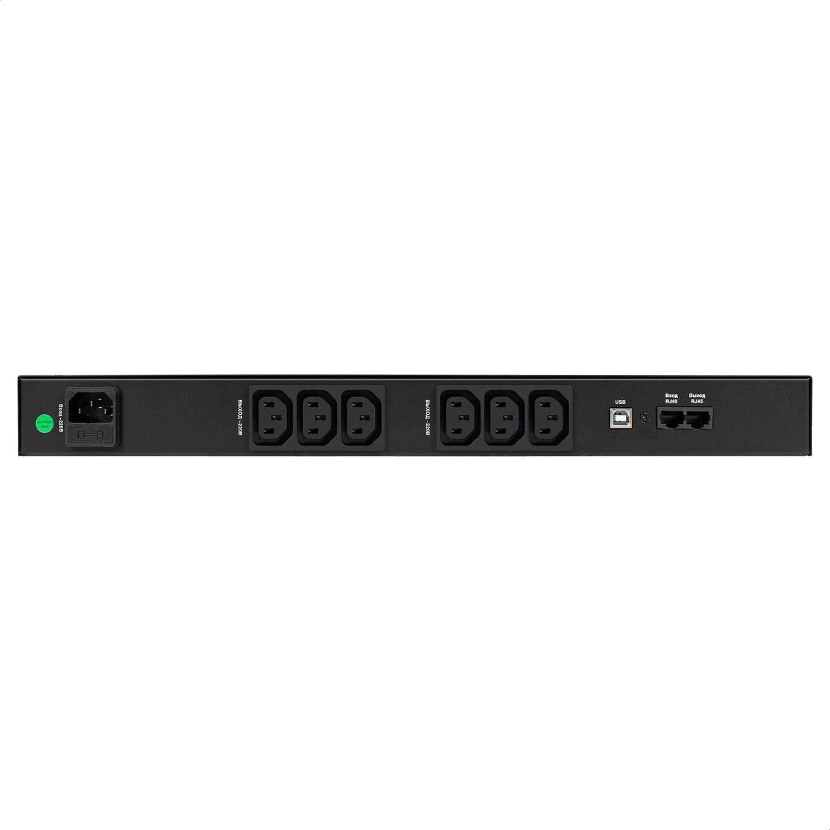 ИБП ExeGate 1U ServerRM UNL-1000. LCD. AVR.6C13. RJ. USB.1U (EX297834RUS) черный 1000VA/600W, LCD, AVR