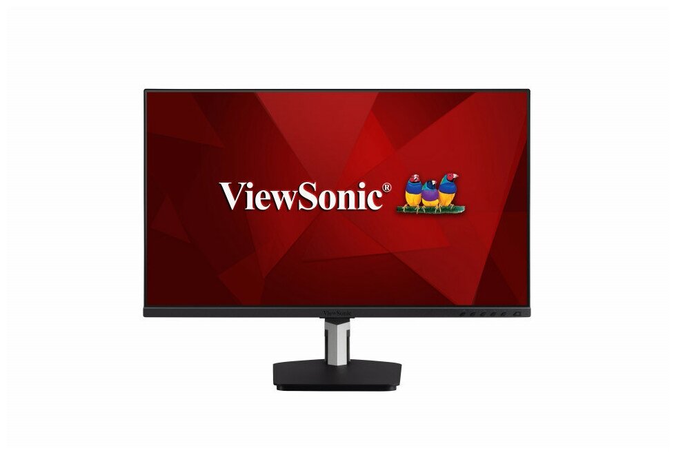 Монитор ViewSonic TD2455 VS17978, IPS, 24", 1920 x 1080, сенсорный, Full HD, черный/серый