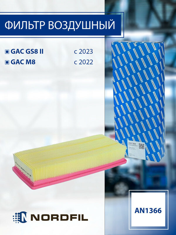 Воздушный фильтр двигателя GAC GS8 II (ГАК ДжиЭс 8), M8 (Эм 8)