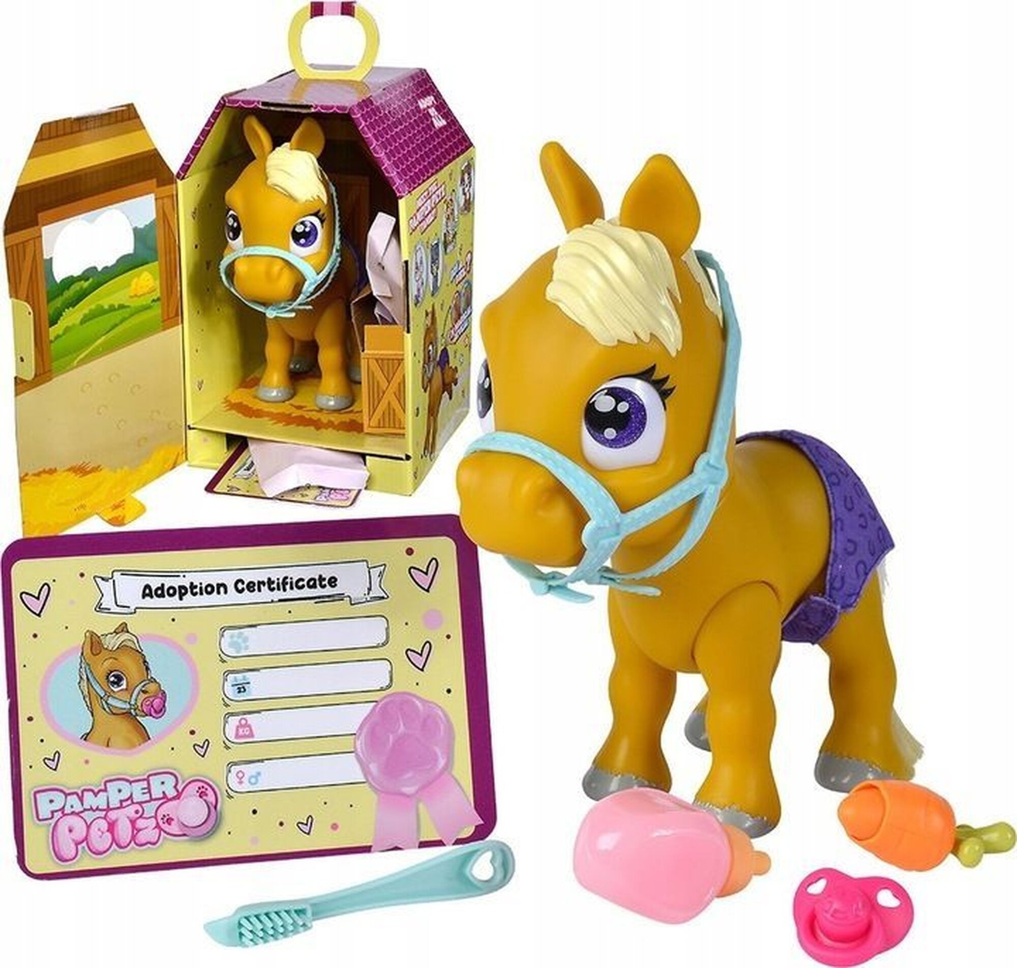 Интерактивная игрушка Simba - Pamper Petz Пони из банды подгузников 105950009