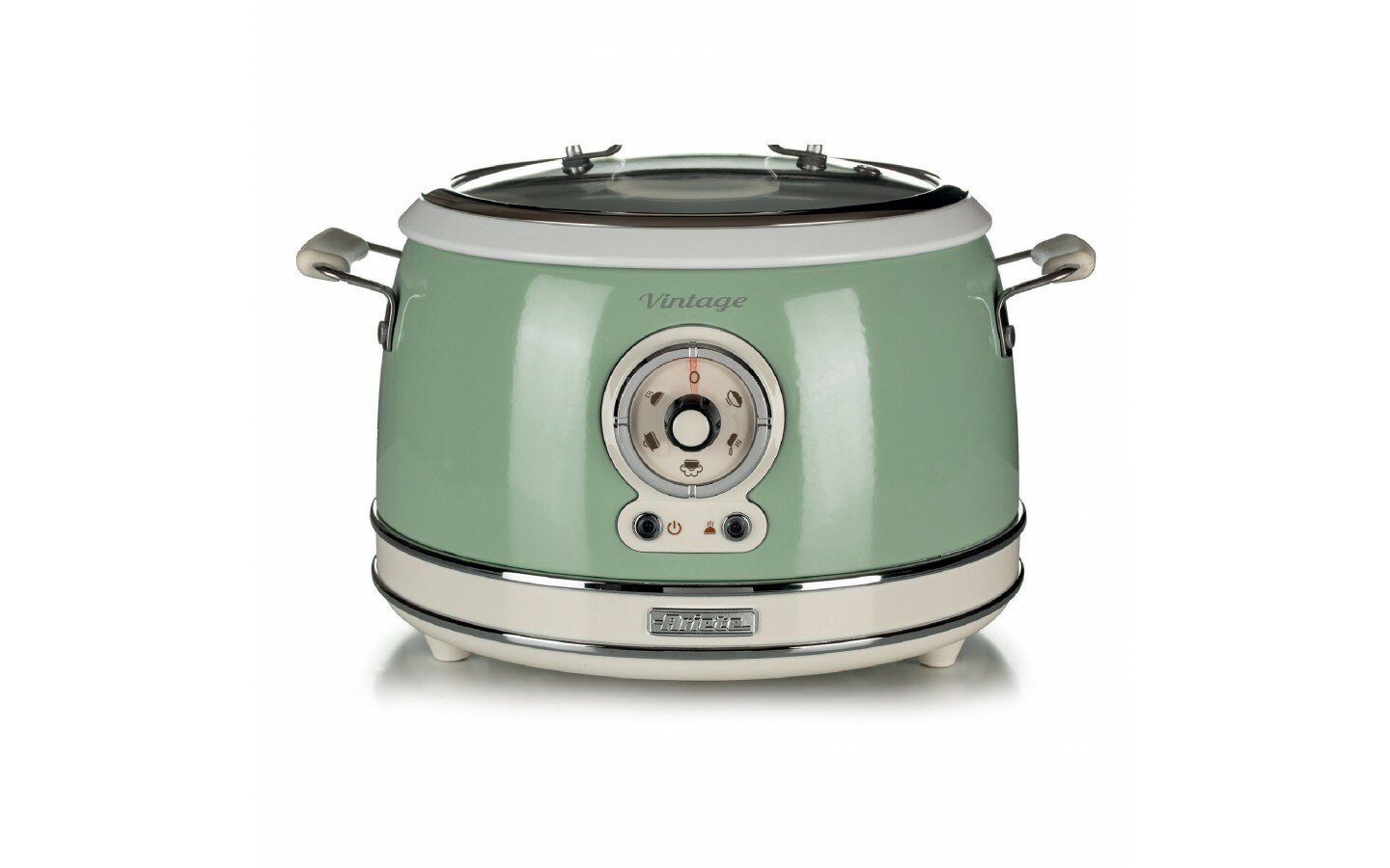 Многофункциональная мультиварка Ariete 2904/04 Vintage, 700 Вт, 3 л,5 функций, зеленая