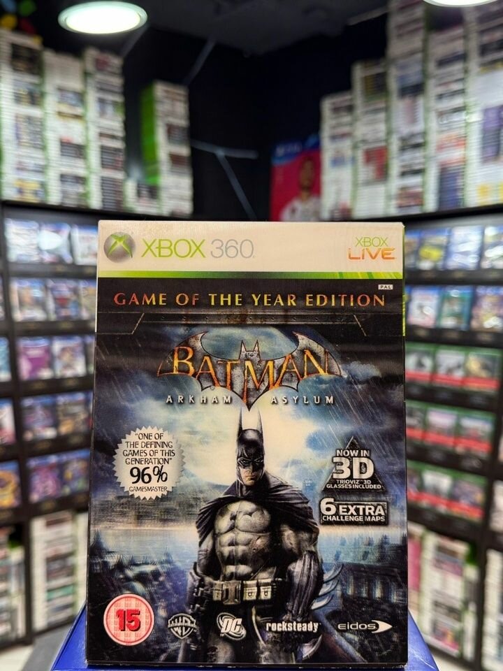 Игра Batman: Arkham Asylum Game of the Year Edition (Xbox 360) (Box)