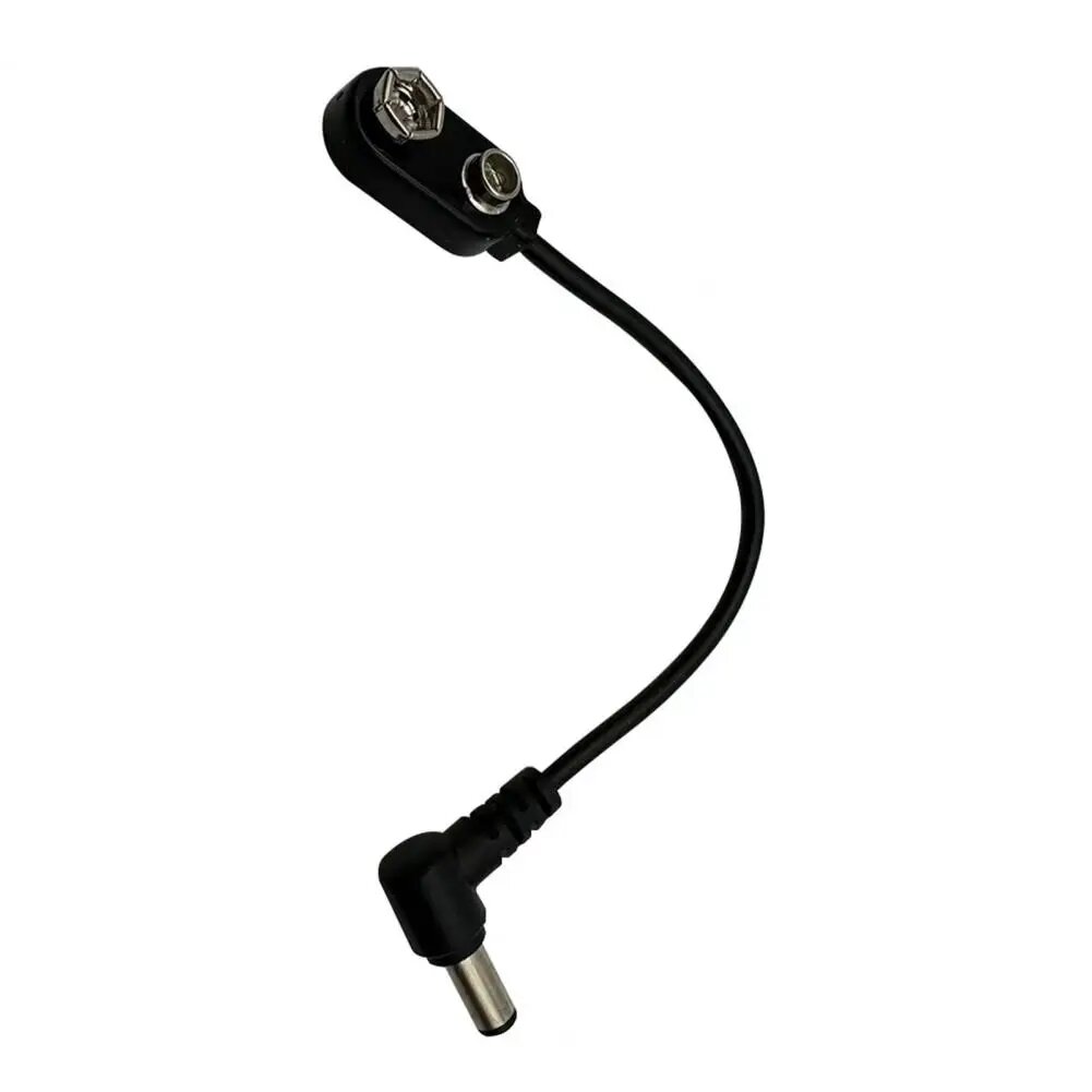 Универсальный кабель эффекторного устройства, аккумулятор 9 В, шнур питания, гитарная педаль эффектов, кабель питания с зажимом для батареи 9 В для 9