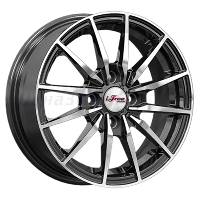 Литой колесный диск iFree Финчер (КС1119) 5,5x14/4x98 ET35 D58,5 Блэк Джек