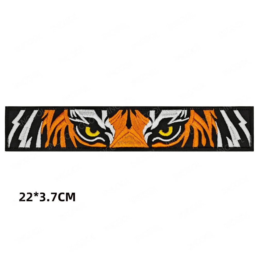 Светоотражающие вышитые нашивки животные глаза тигр змея кошка 17 Embroidery