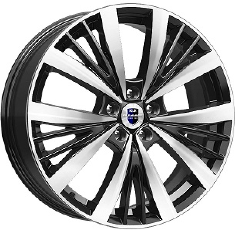 Диск колесный КиК Марвел 7,5x19 5x112 Dia66.6 ET32 цвет алмаз черный