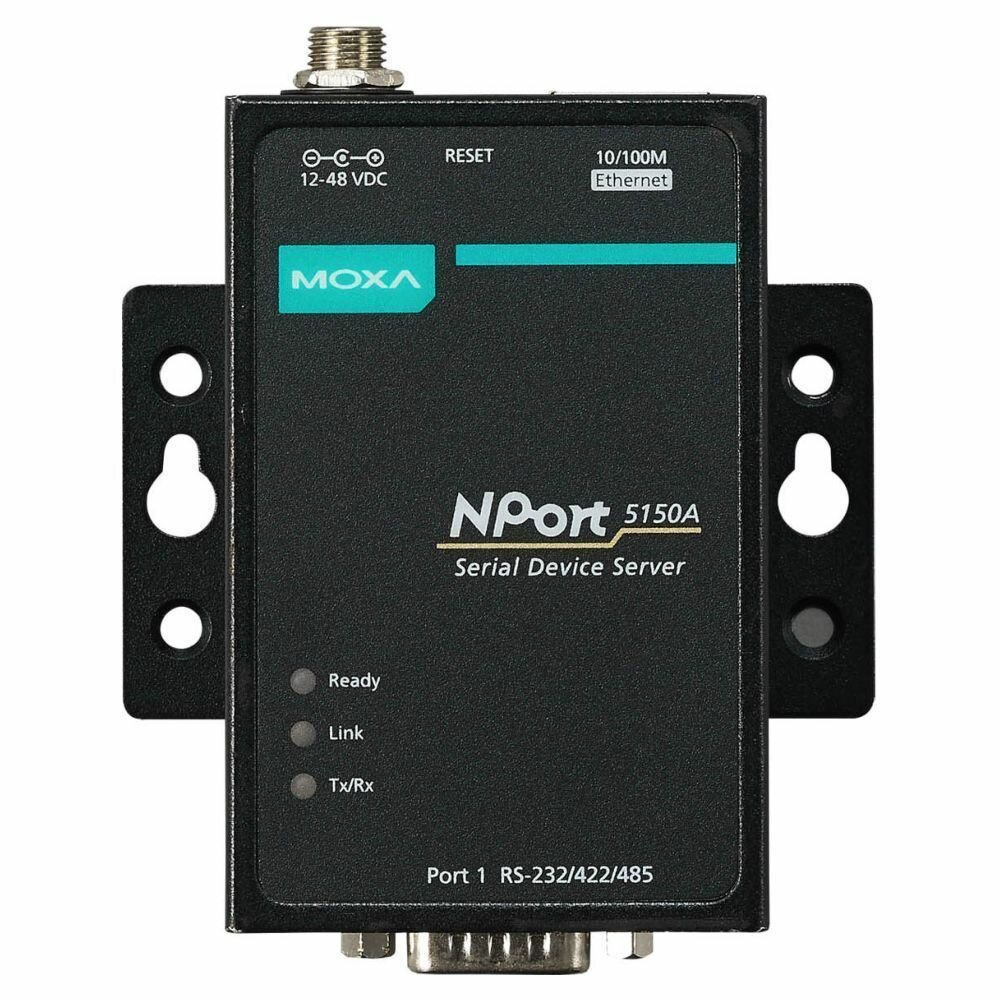 MOXA NPort 5150A-T в комплекте с сетевым устройством