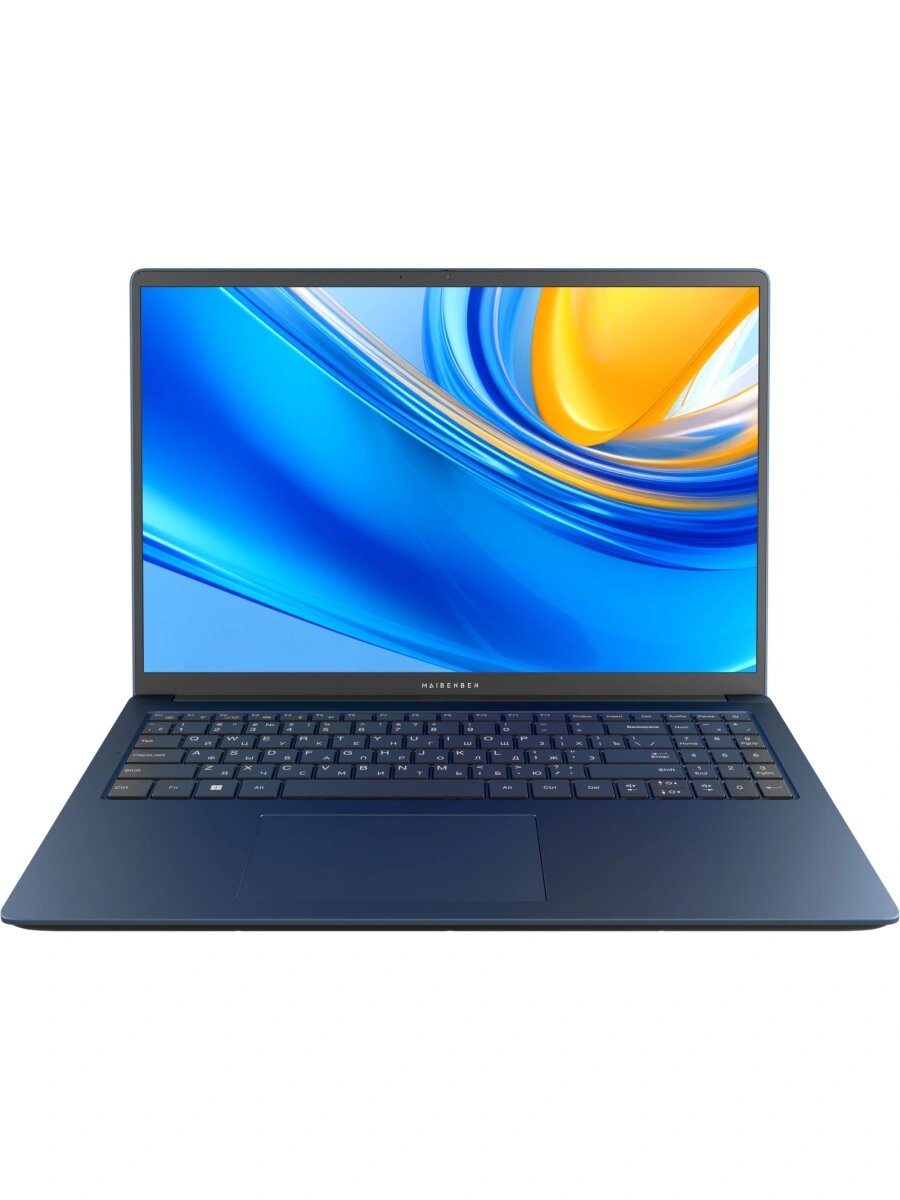 Ноутбук Maibenben M657, 16", IPS, AMD Ryzen 7 5825U, DDR4 16ГБ, SSD 1024ГБ, AMD Radeon Graphics, синий (m6571sg0lure3)