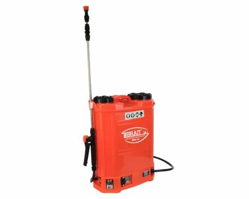 Опрыскиватель аккумуляторный BRAIT BSA-16 (16 л,1,5-4 бар, АКБ гелевый 12В 8А/ч, 3.6 л/мин)