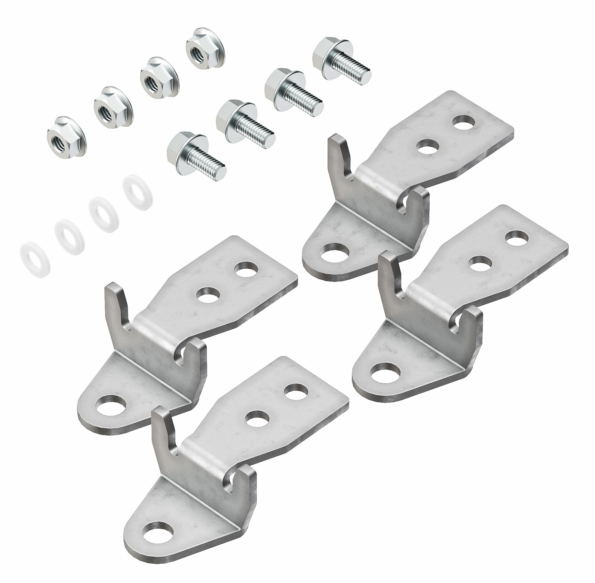 Кронштейн крепежный DKC / ДКС, для настенного крепления для навесных и клеммных корпусов, 4шт. / крепеж