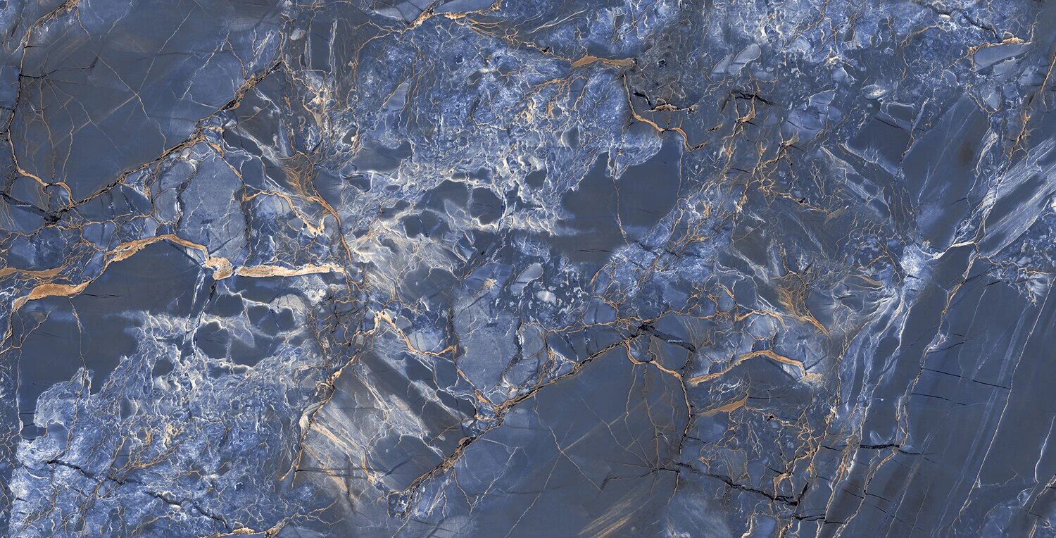 Плитка керамогранитная AZARIO CRYSTAL BLUE 60х120 High Glossy (P3090821120HG)