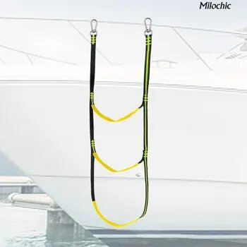 Складной трап для яхт, шириной 32 см, эластичный и растягивающийся (3 лестницы)