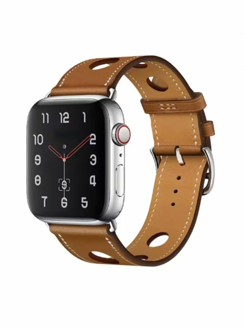 Кожаный ремень для Apple Watch Ultra 3 2 1 49 мм 11 10 46 42 мм Браслет iWatch 9 8 7 6 5 4 SE 41 45 мм 44 40 мм