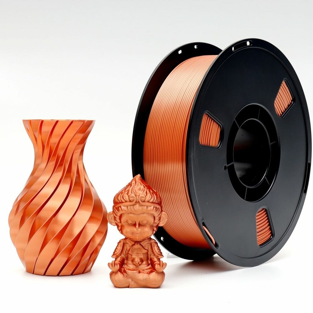 3d принтер PLA (pla) Материалы , Монохроматический шелк-красн медь, высококачественный FDM пластиковая проволока диаметром 1,75 мм