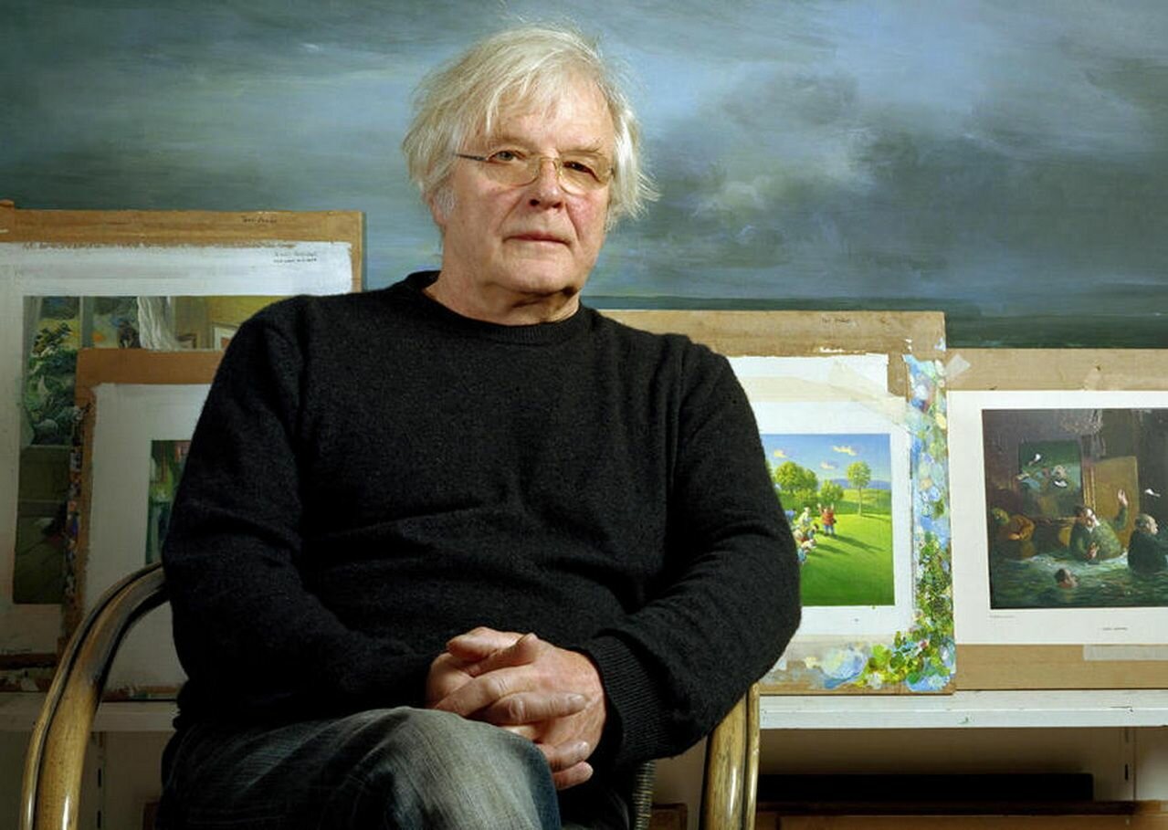 Плакат, постер Михаэль Сова Michael Sowa художник на бумаге, размер 42х60см