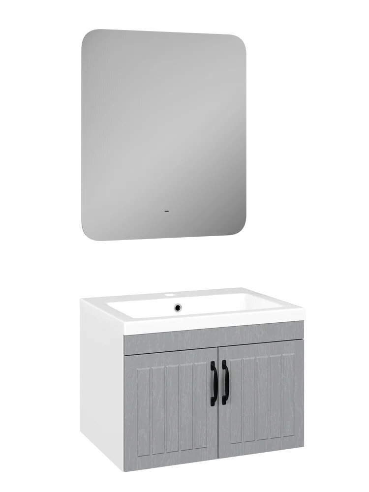 Мебель для ванной комнаты DIWO Сочи 60 подвесная, антрацит