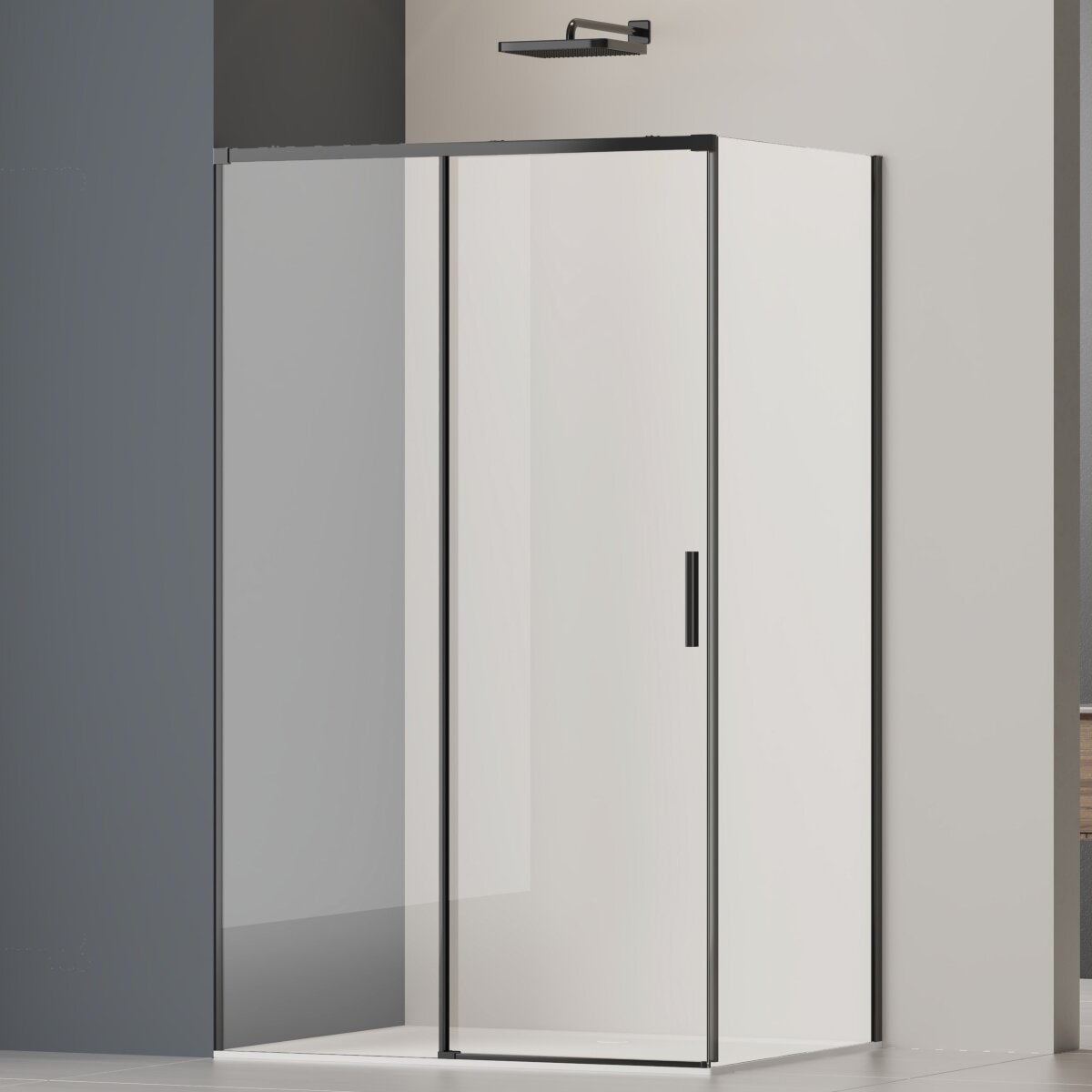 Душевой уголок Vincea Soft 2 200х140 VSR-3SO29014CLB