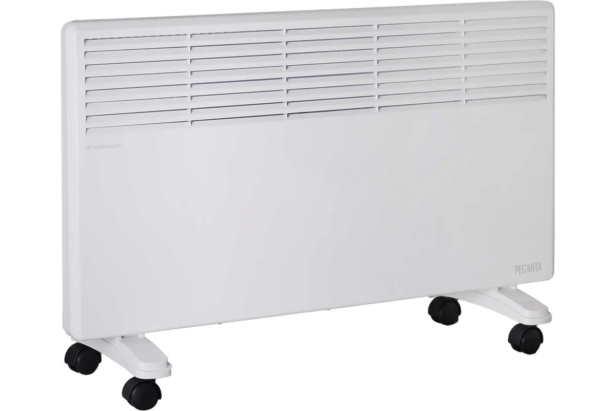 Конвектор Ресанта ОК-2000, белый, монолитный, напольный/настенный, 2 кВт