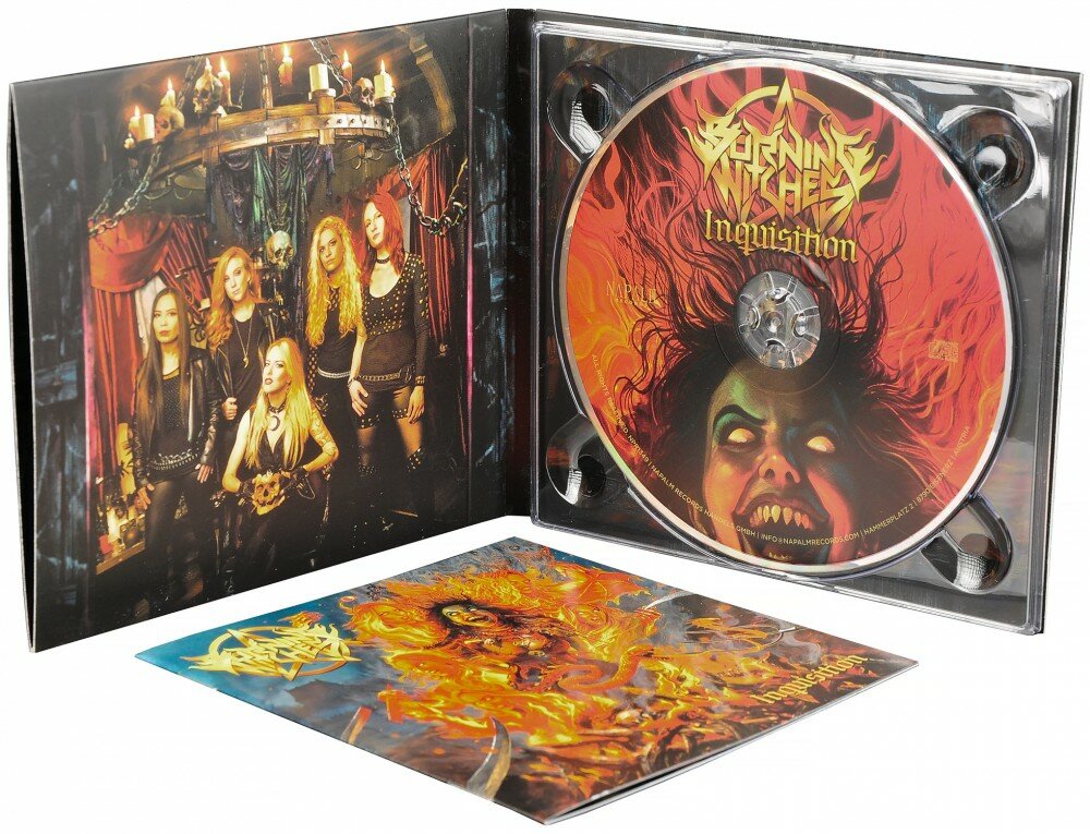 Burning Witches. Inquisition (CD) (2025 год, СД диск, Картонный бокс (digipack))