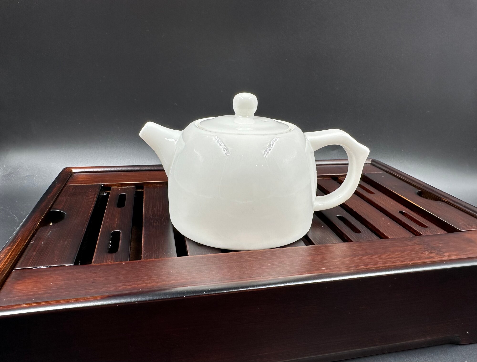 Чайник заварочный керамический, белый, вместимость 215мл. Для чайной церемонии