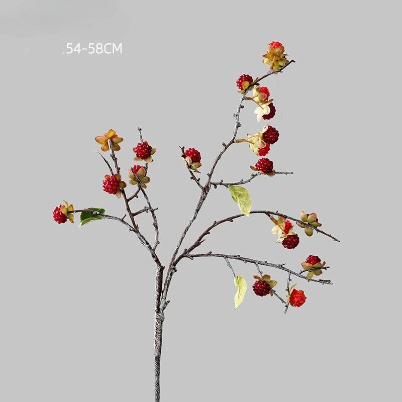 Искусственные ветки малинового дерева 54 см Orange